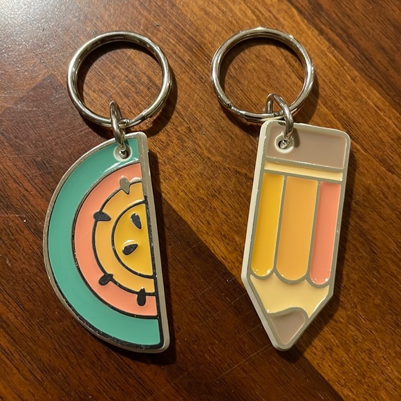 Hallmark | Accessories | Duo Of Vintage Hallmark Acrylic Keychains ...